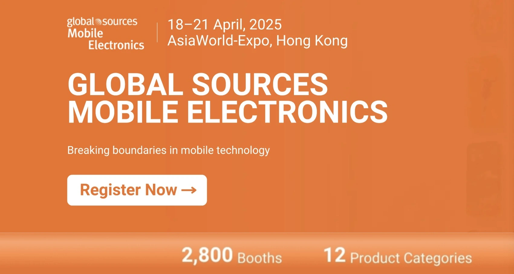 Innovation Meets Quality: Join Us at Global Sources Mobile Electronics ...